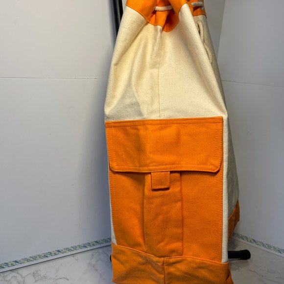 Intel made by Leeds | Bags | Vintage Intel Logo Canvas Drawstring Sling ...